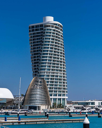 The East Tower skyscraper was commissioned in Ayia Napa Marina | Cyprus ...